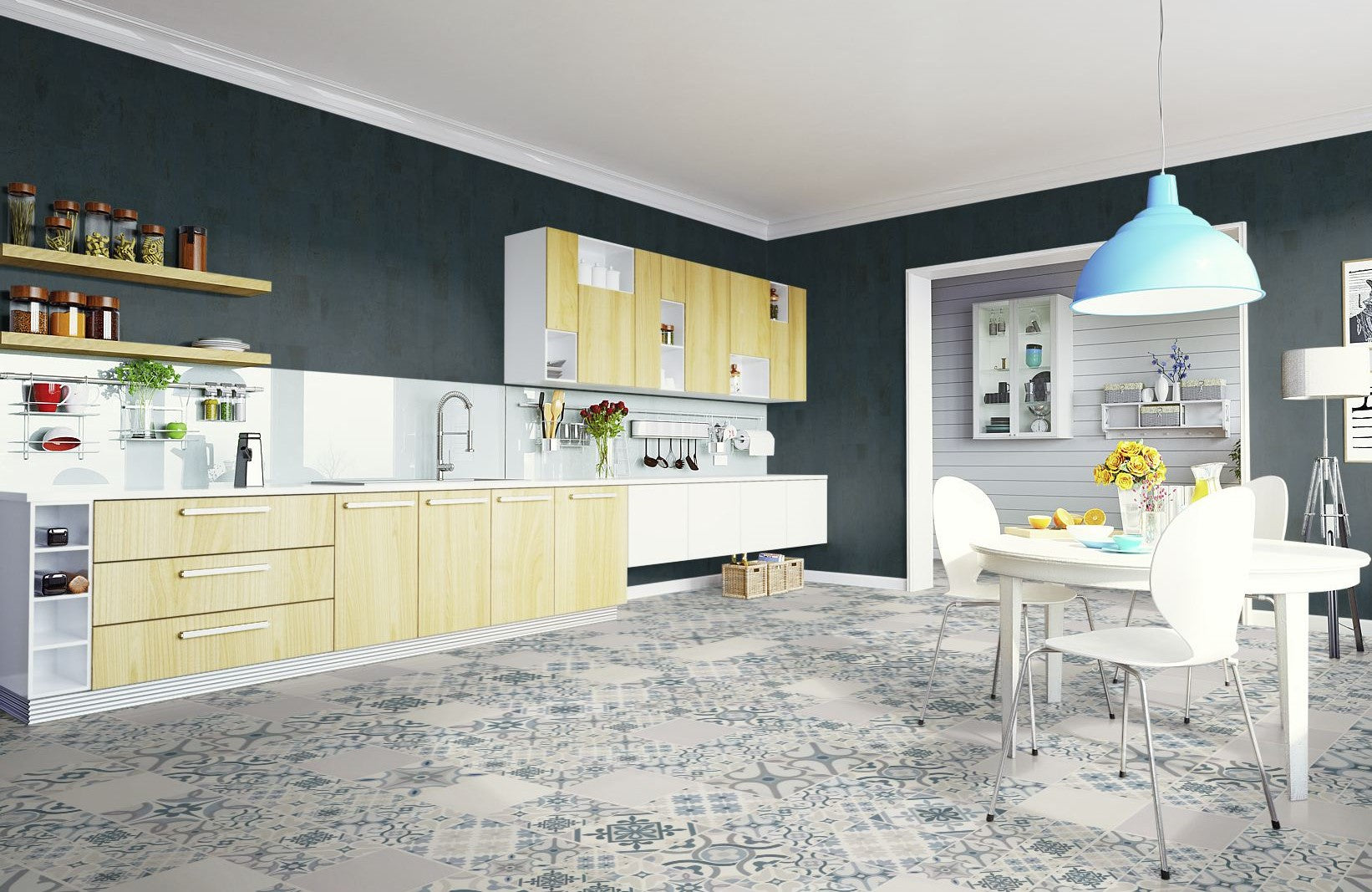 Cork Wall Tile Decodalle Country White – Cork Tree Ltd