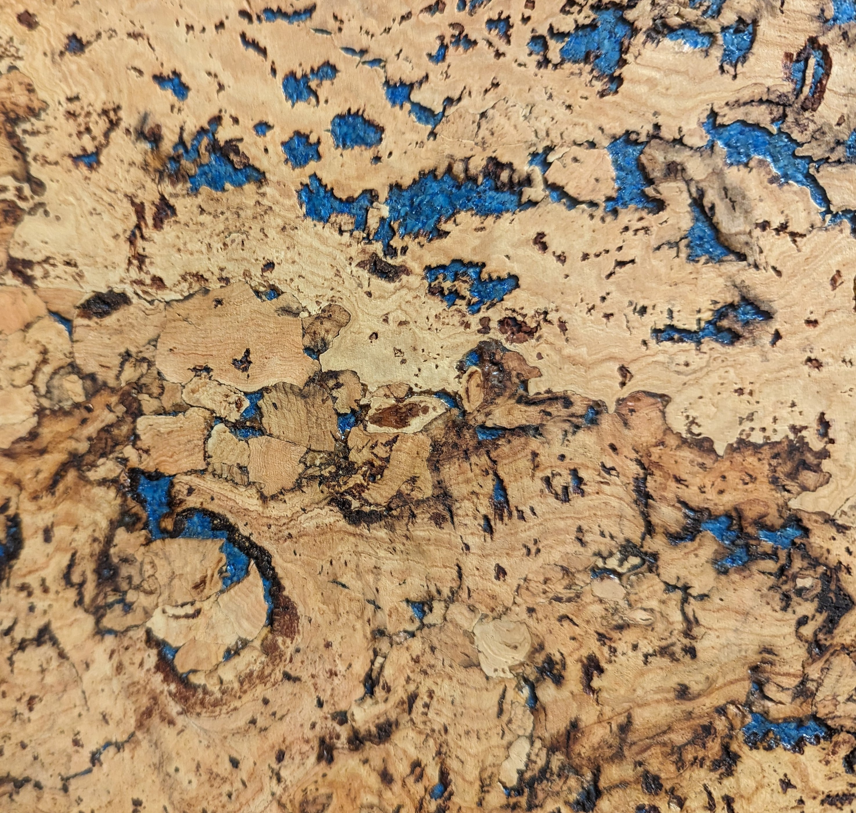 Cork Wall Tile Decodalle Country Blue – Cork Tree Ltd